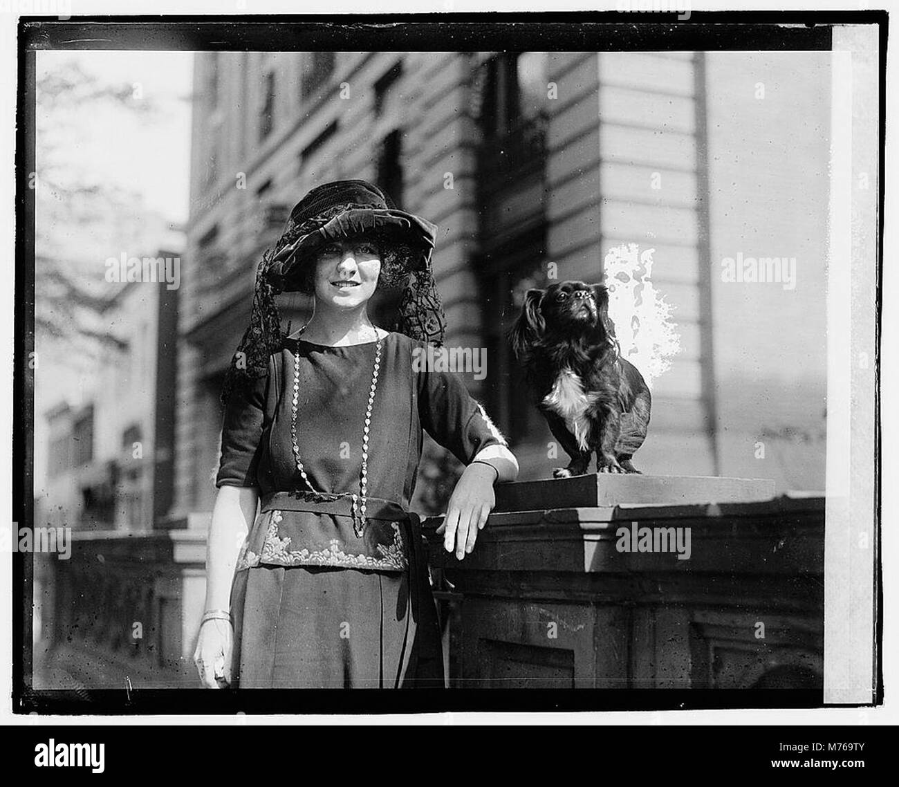 A portrait of Miss Marjorie Glen, a notable figure, captured in a ...