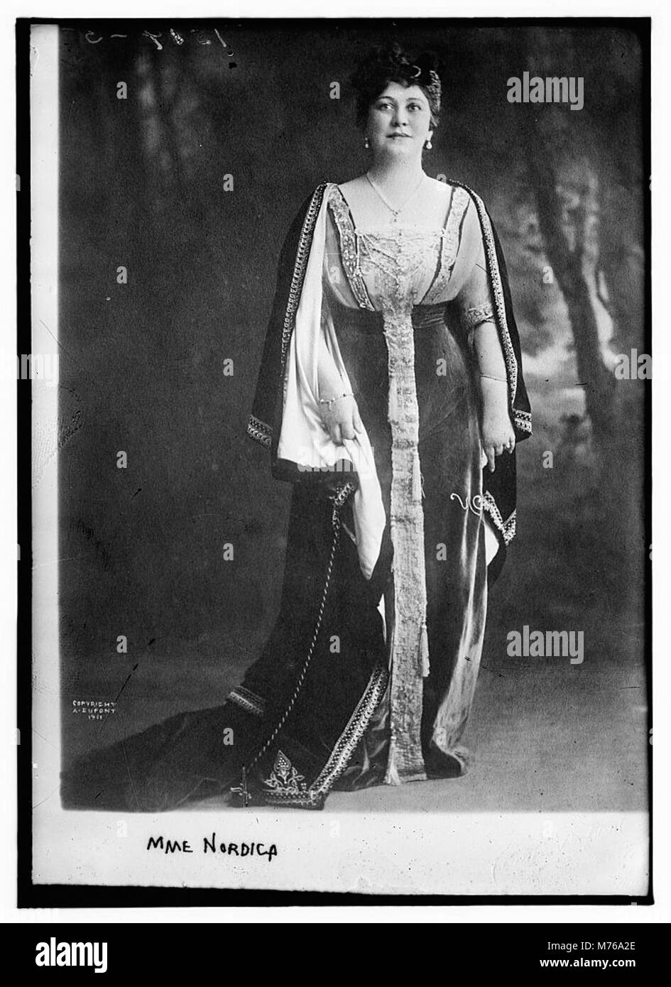 Mme. Nordica was a renowned opera singer known for her powerful soprano ...