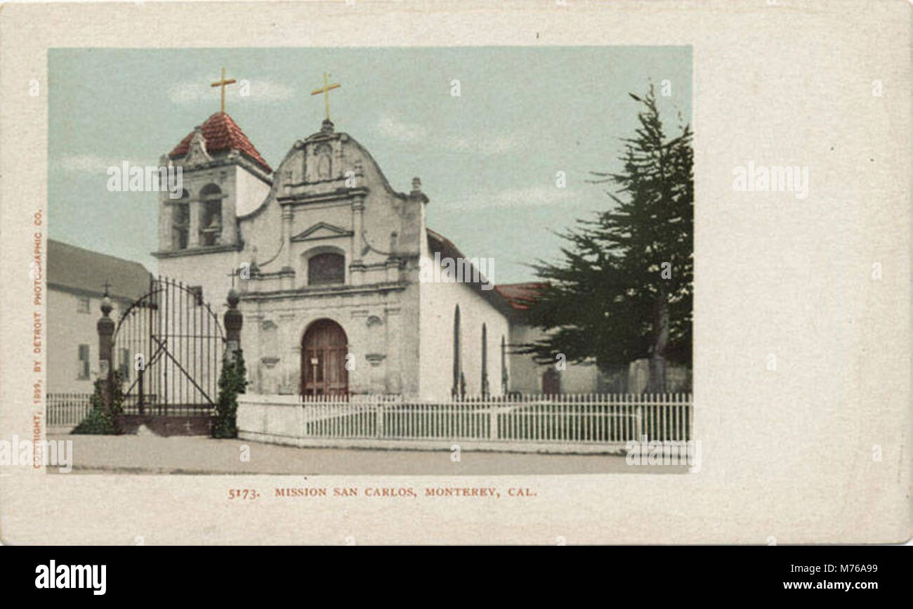 The Mission San Carlos, located in Monterey, California, is a historic ...