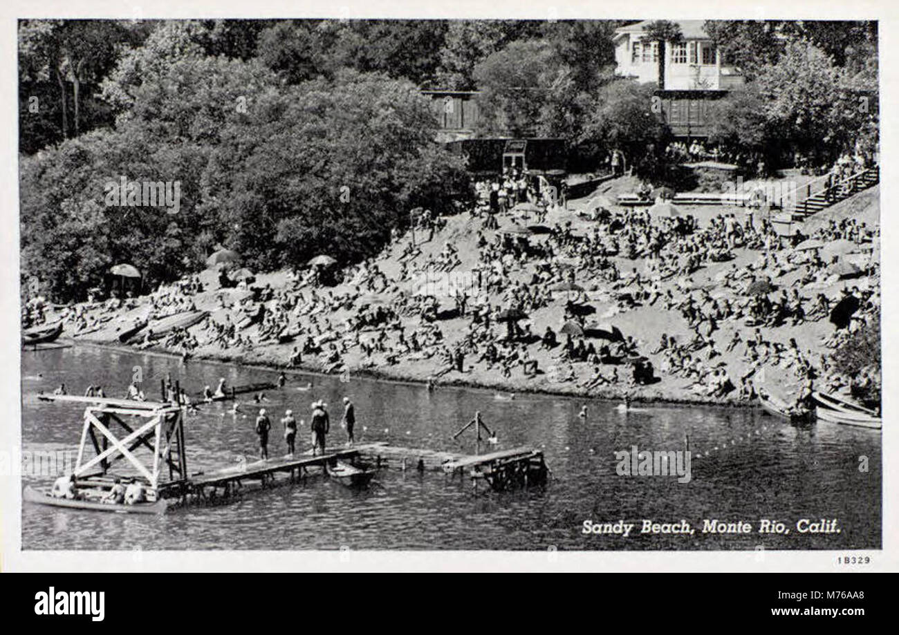 Monte rio beach hi-res stock photography and images - Alamy