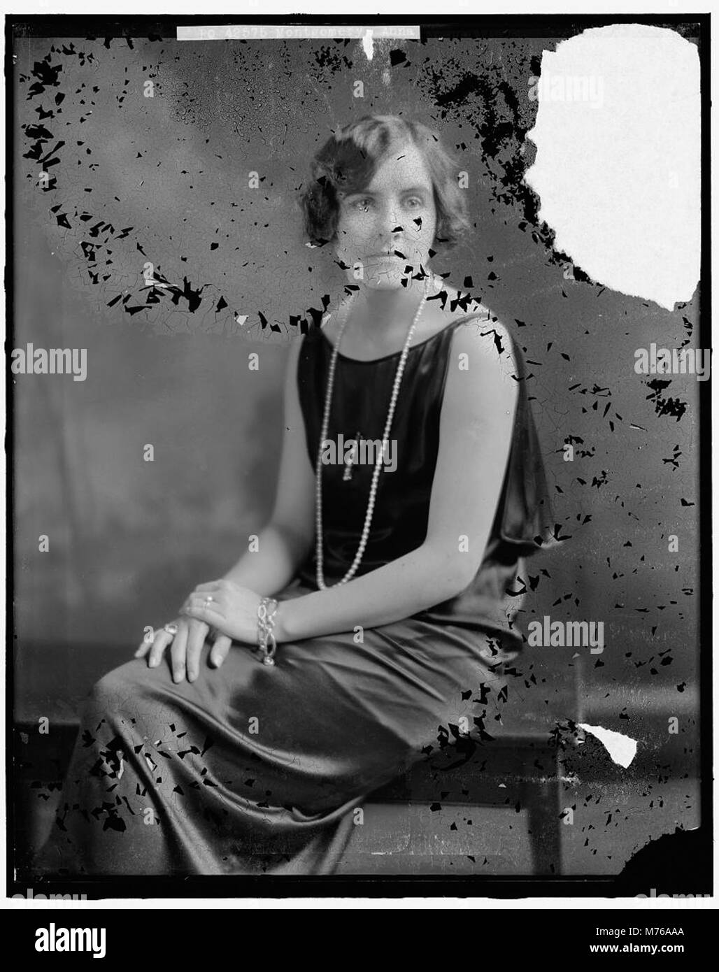 This is a portrait of Anna Montgomery, an important historical figure ...
