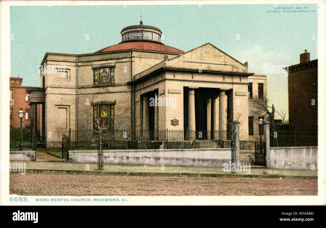 The Monumental Church in Richmond, Virginia, is a historic and ...