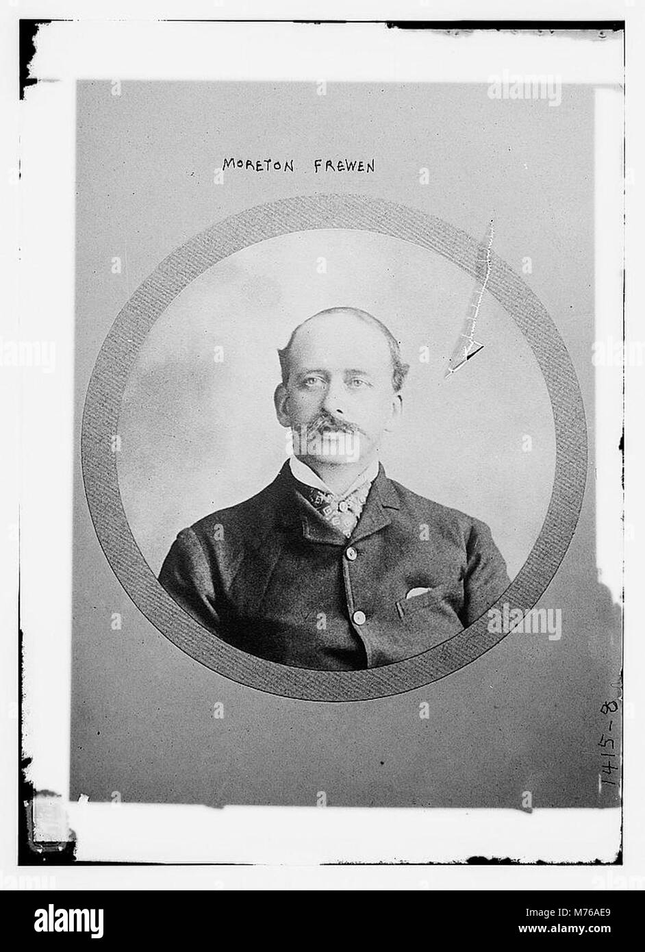 A historical portrait of Moreton Frewen, a notable figure with ...