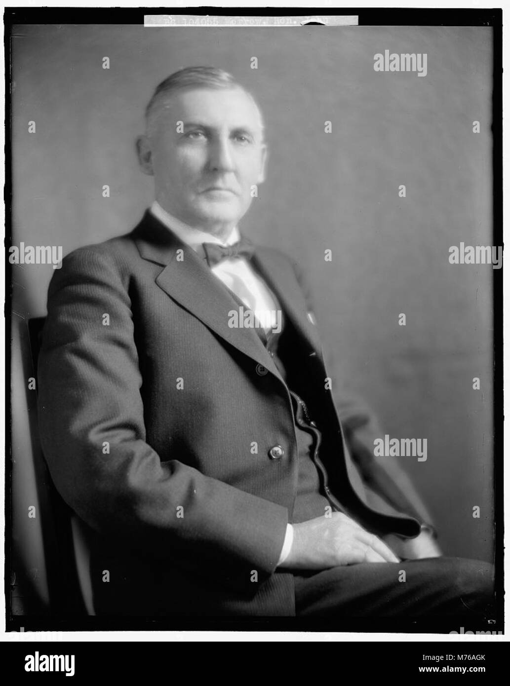 A portrait of John Morrow, the Honorable, reflecting his distinguished ...