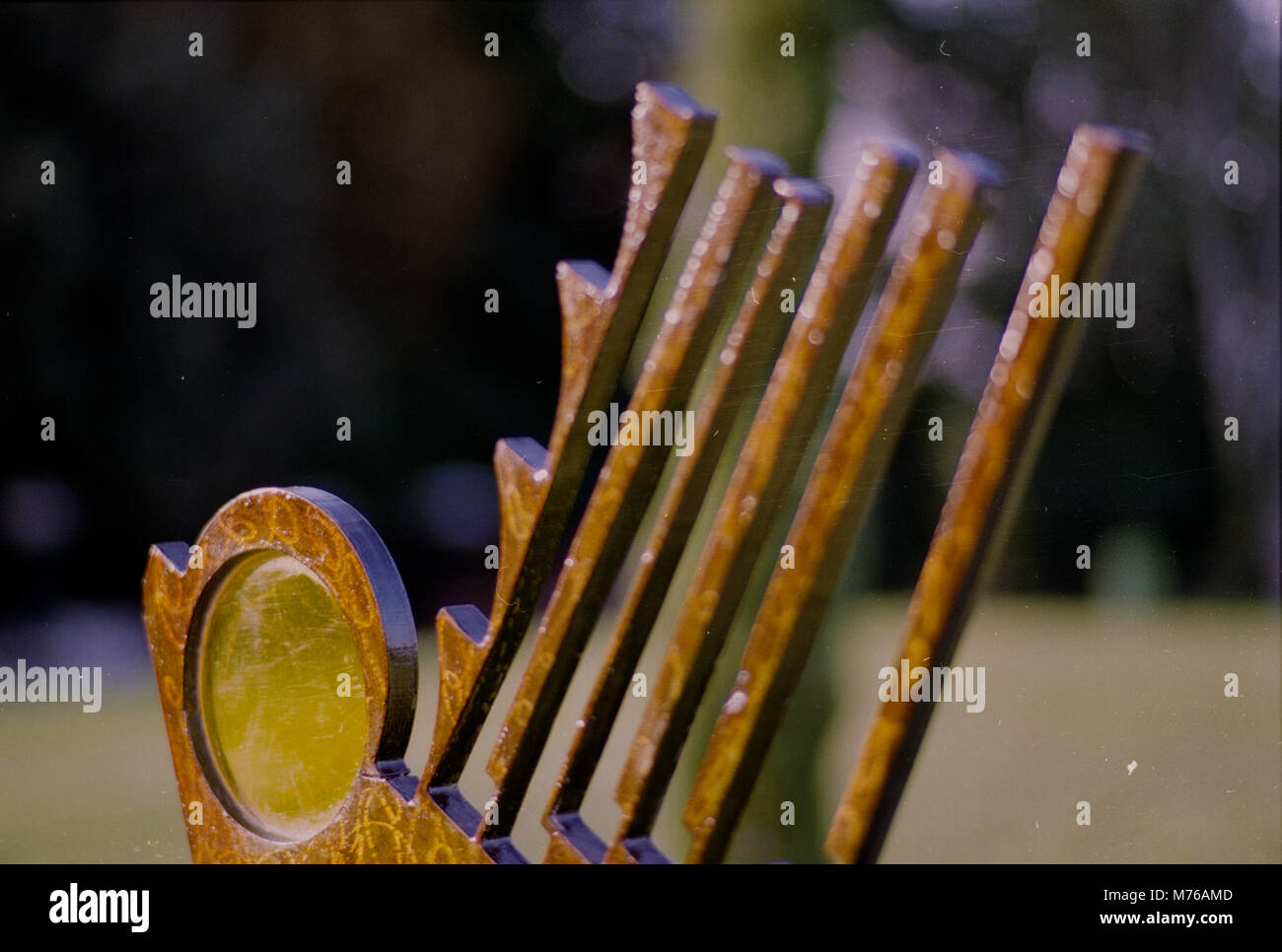 Soft pan pipe musical instrument with sun disc encapsulated on the ...