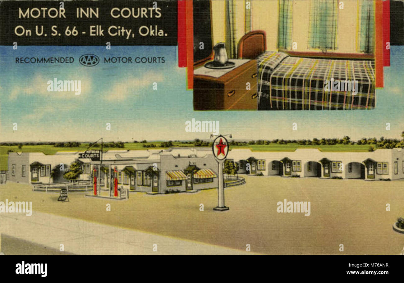 The Motor Inn Courts, managed by J.M. Luther and owned by Dr. and Mrs ...