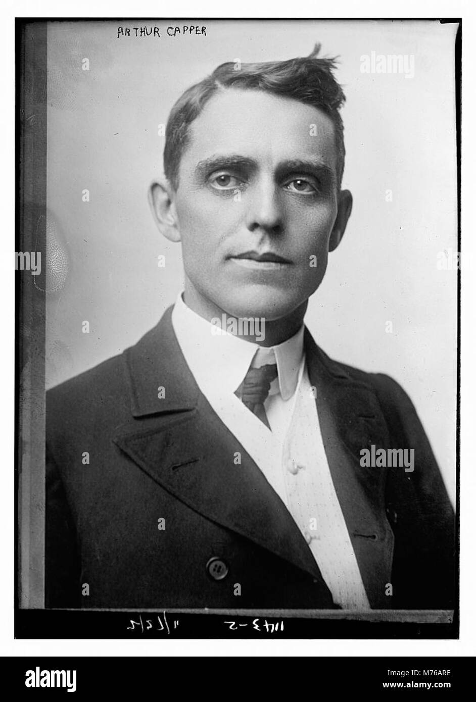 Portrait of Arthur Capper, an American politician and senator, known ...