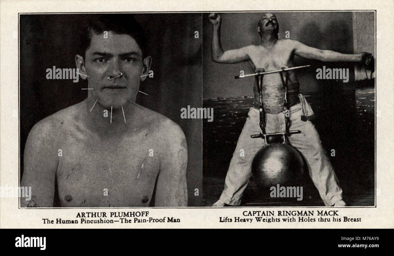 A photograph of Arthur Plumhoff with Captain Ringman Mack. The image ...