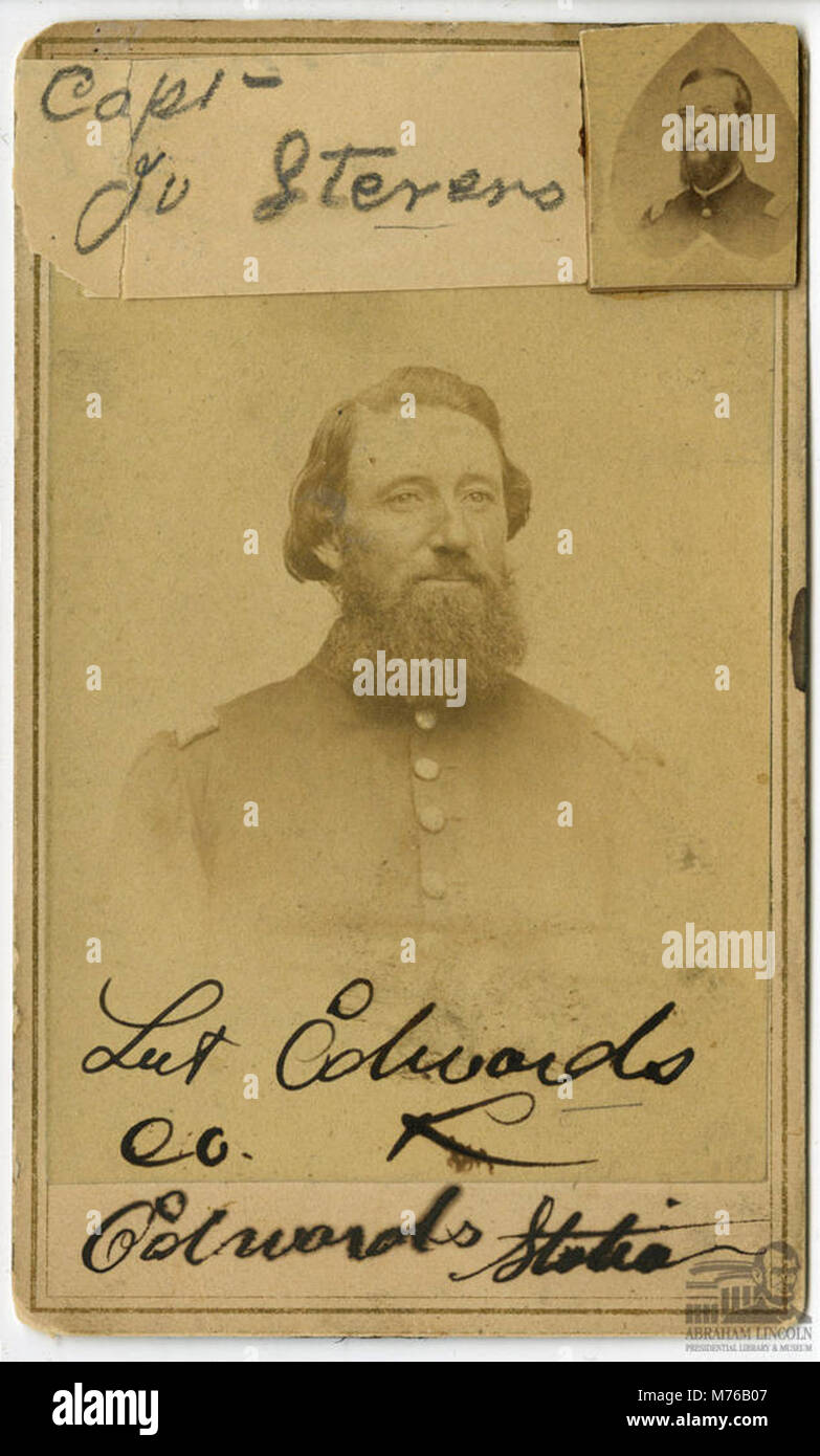 A portrait of Mr. Edwards, captured in a formal photograph, reflecting ...