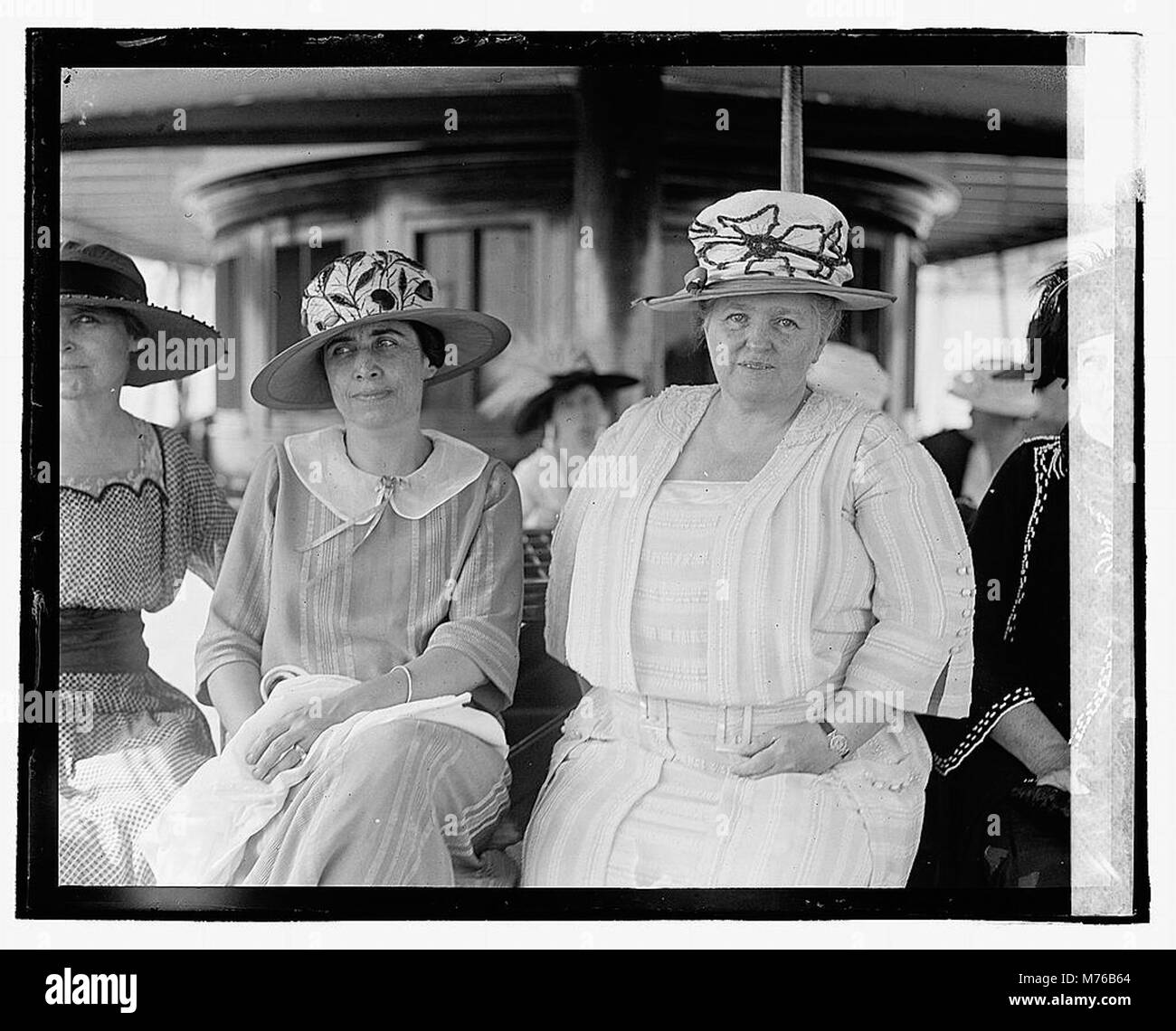 A photograph from July 11, 1922, showing Mrs. Coolidge, wife of ...