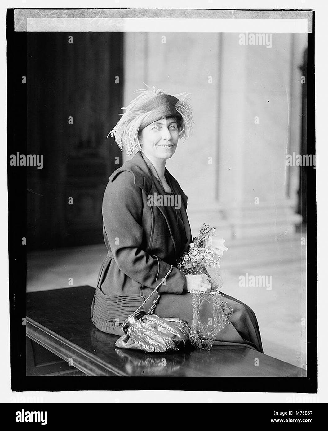 A portrait of Mrs. Coolidge, reflecting the grace and role of the First ...