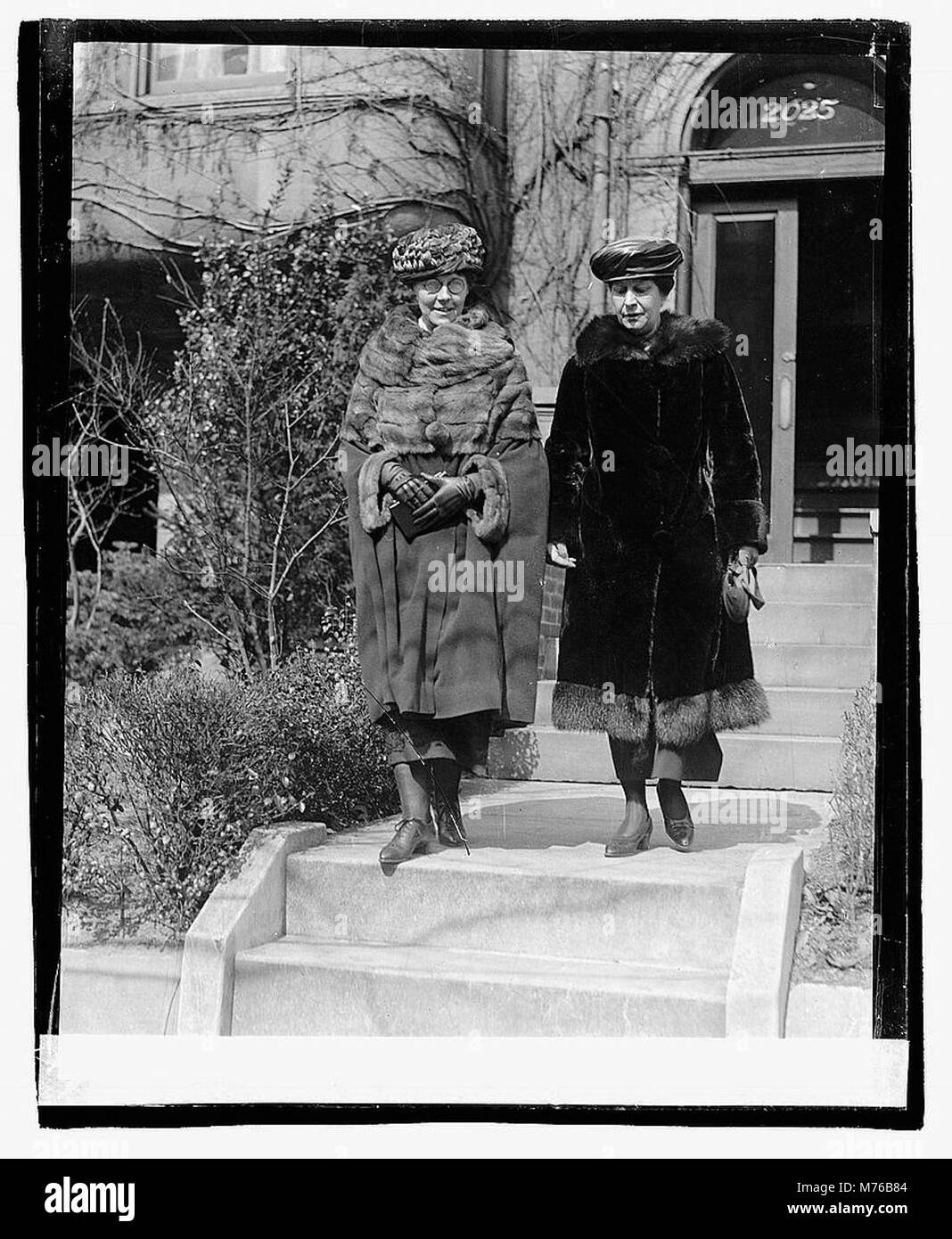 A photograph from March 2, 1921, featuring Mrs. Edwin Denby and Mrs ...