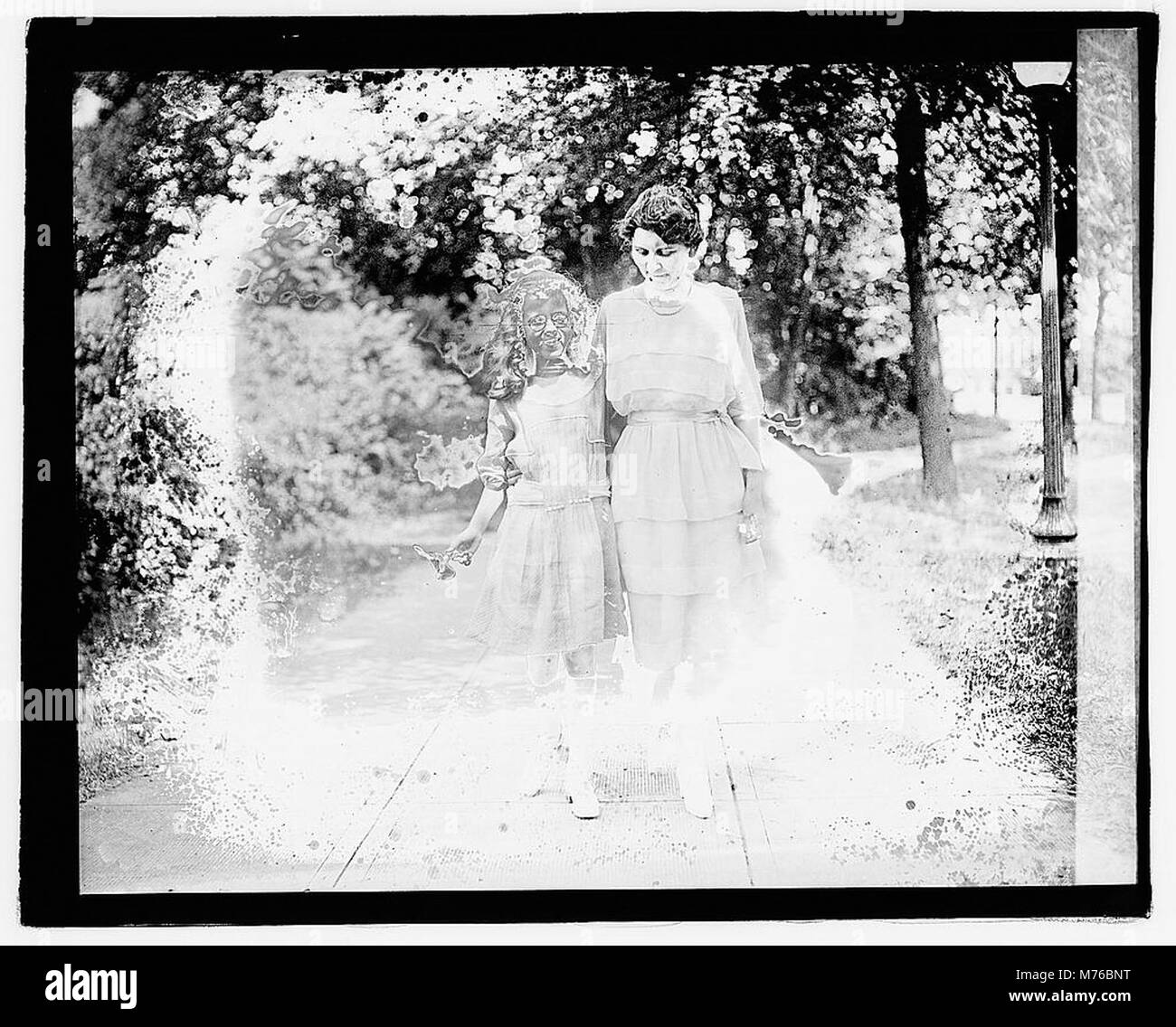 This image shows Mrs. Ralph H. Cameron and her daughter Katherine ...