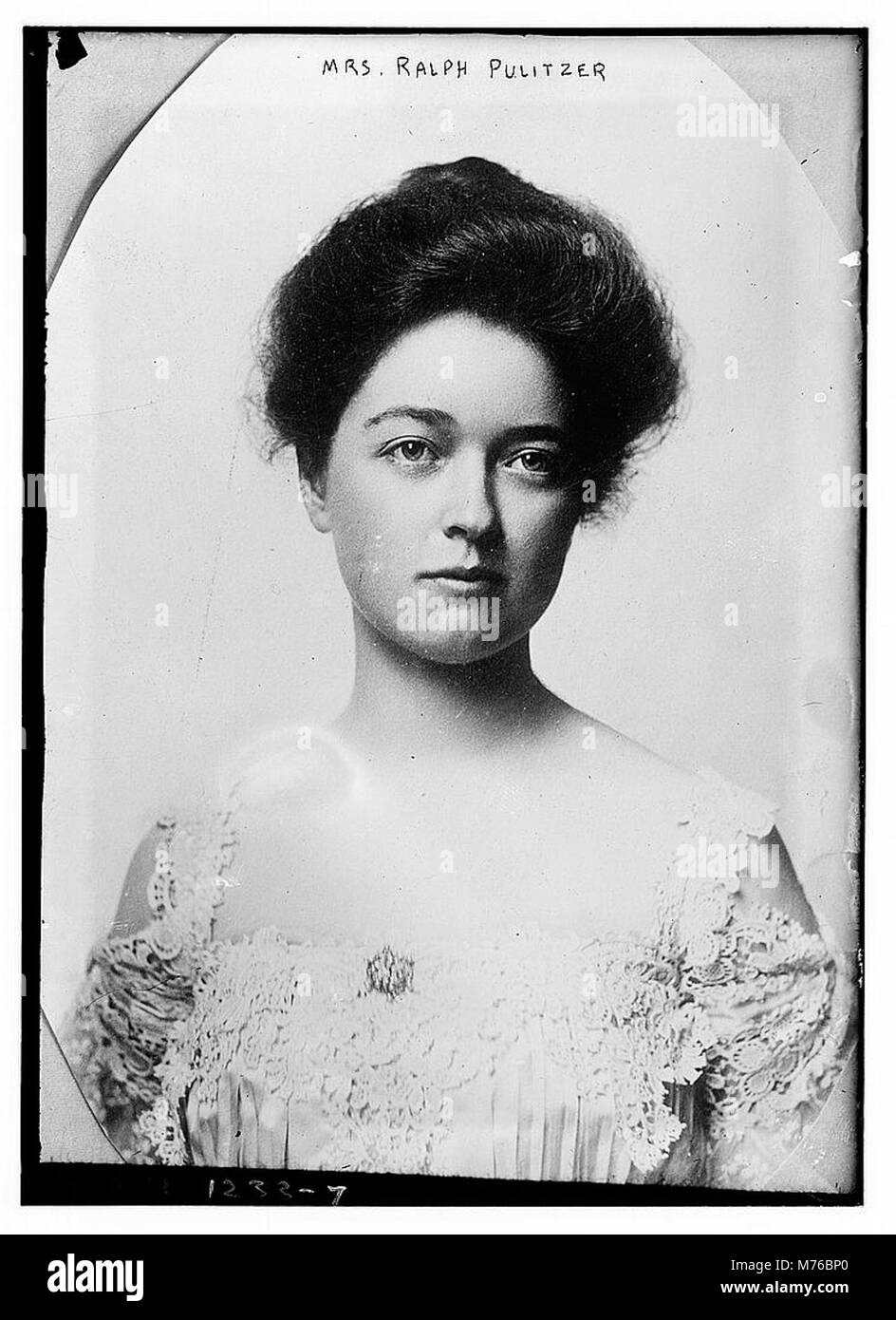 A portrait of Mrs. Ralph Pulitzer, likely the wife of the American ...