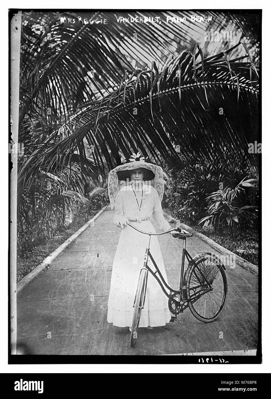 Mrs. Reggie Vanderbilt is pictured at Palm Beach, a renowned luxury ...
