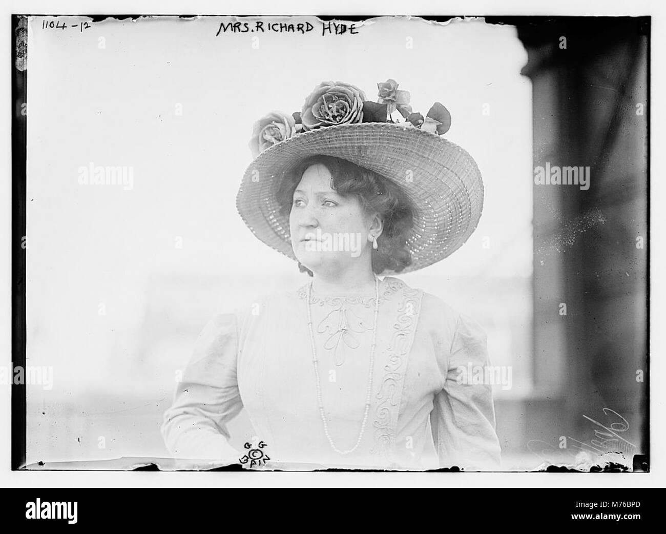 A portrait of Mrs. Richard Hyde, a notable figure captured in this ...