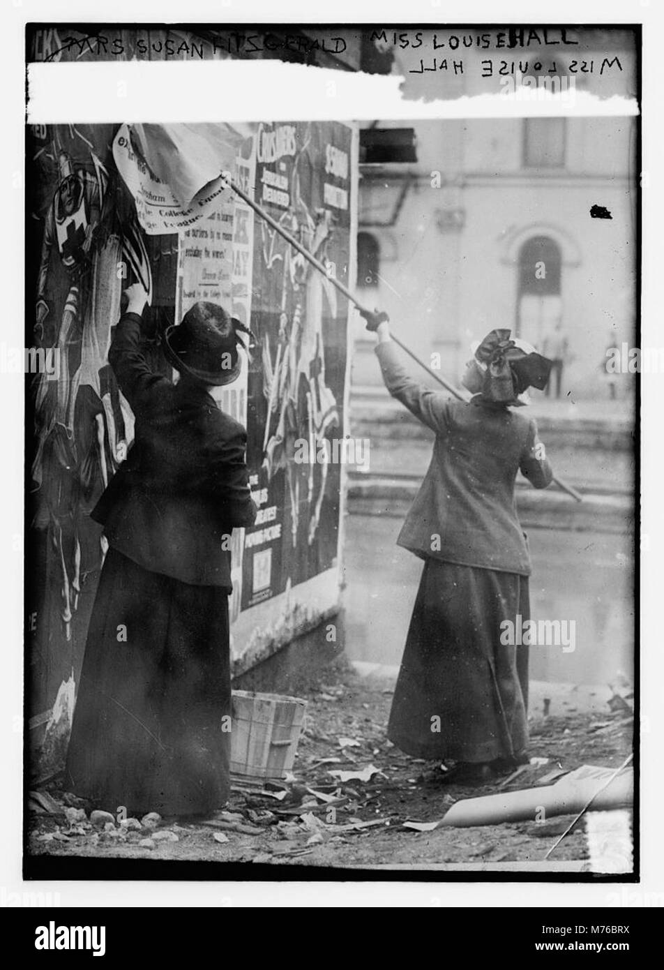 A photograph of Mrs. Susan Fitzgerald and Miss Louise Hall, likely ...
