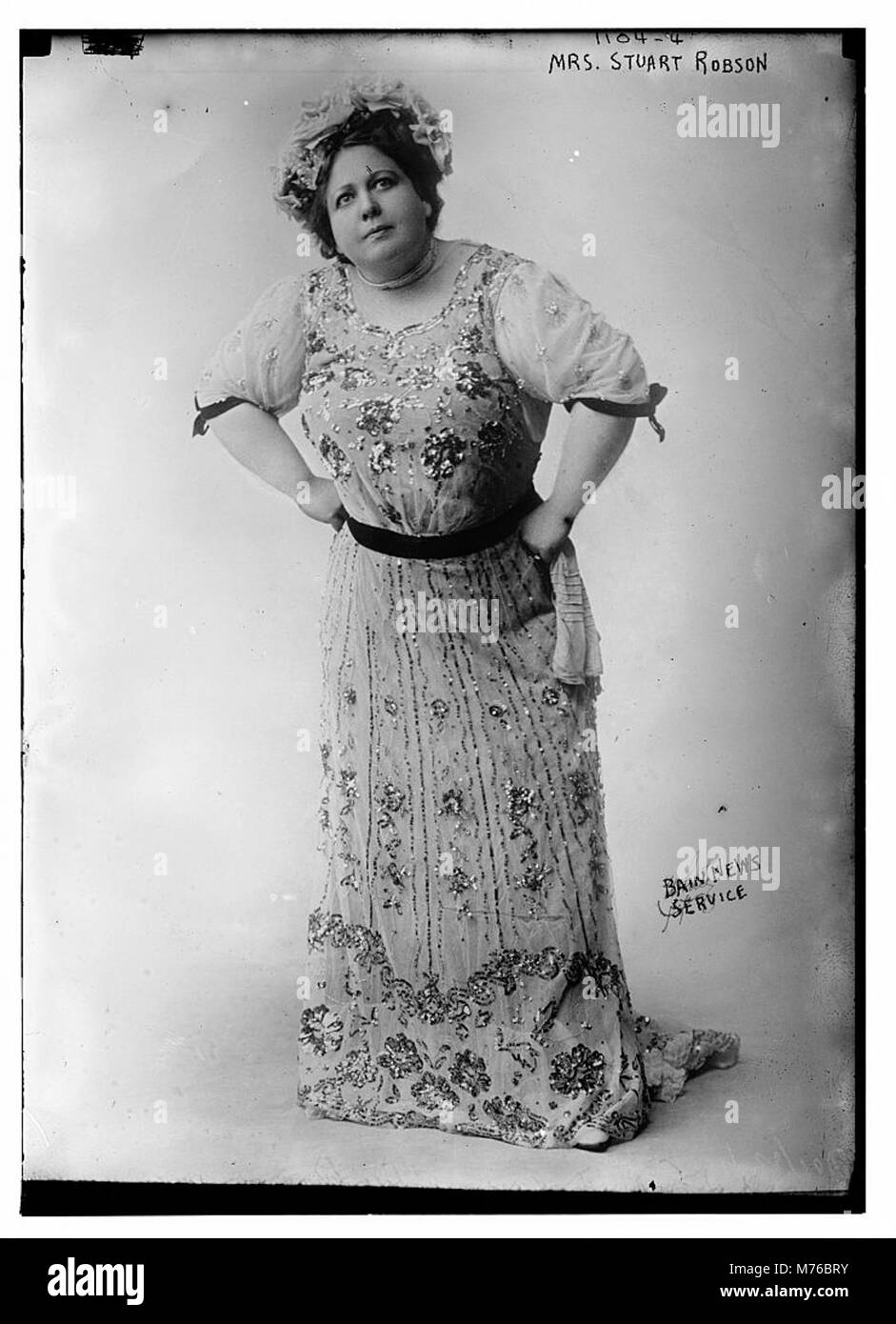 Mrs. Stuart Robson, an important cultural figure of the time, is ...