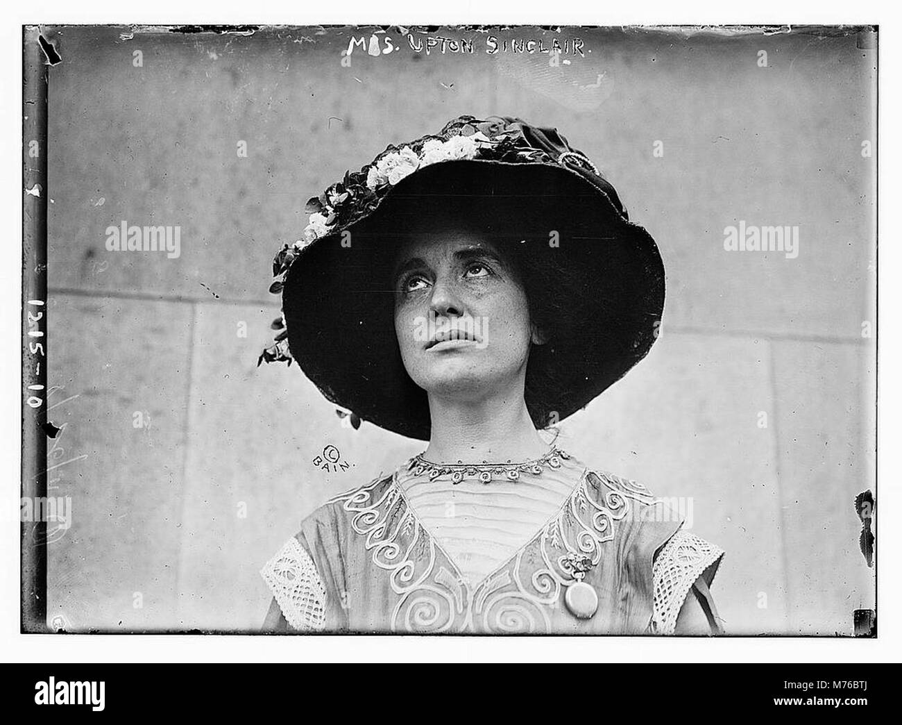 A portrait of Mrs. Upton Sinclair, wife of the famous American writer ...