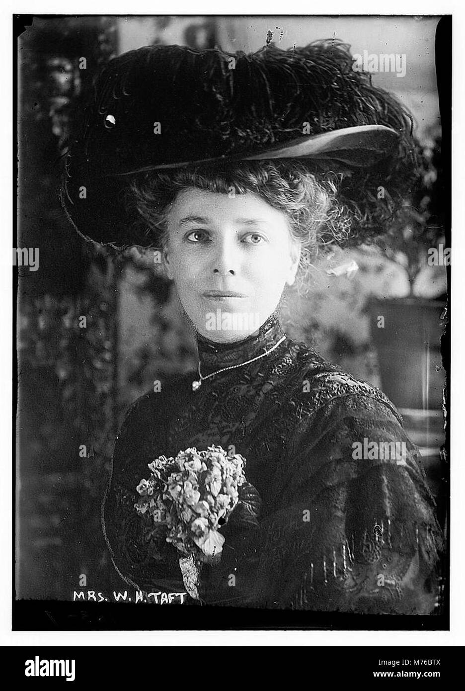William taft and wife Black and White Stock Photos & Images - Alamy