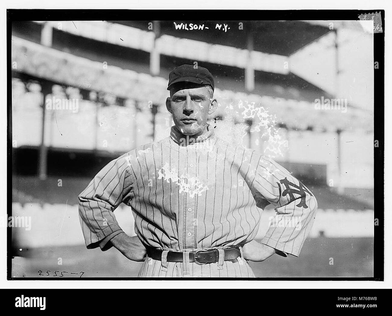 A portrait of Art Wilson, a baseball player from the New York National ...