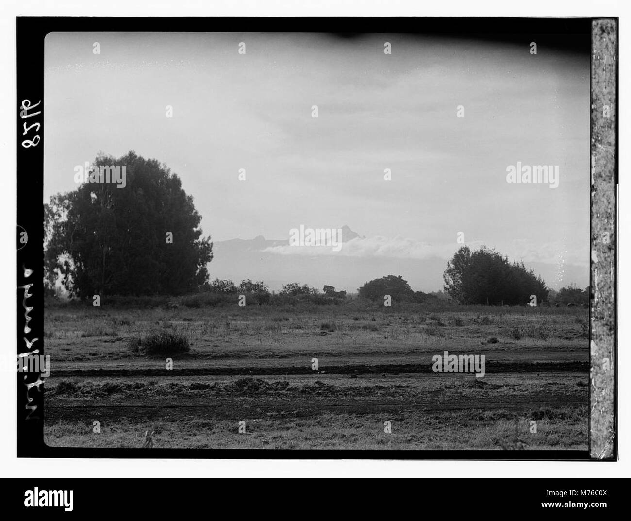 A photograph of Mount Kenya, showcasing its majestic and rugged ...