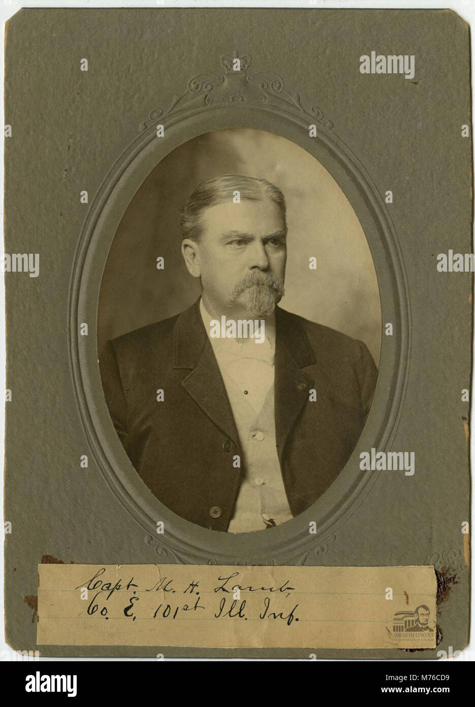 A portrait of Myron H. Lamb, an influential individual from the early ...