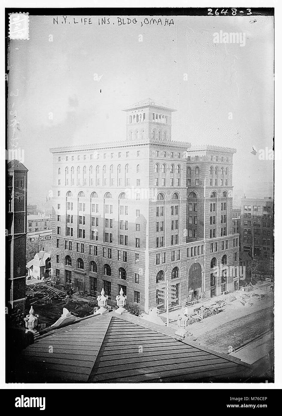 The New York Life Insurance Building in Omaha, Nebraska, captured in a ...