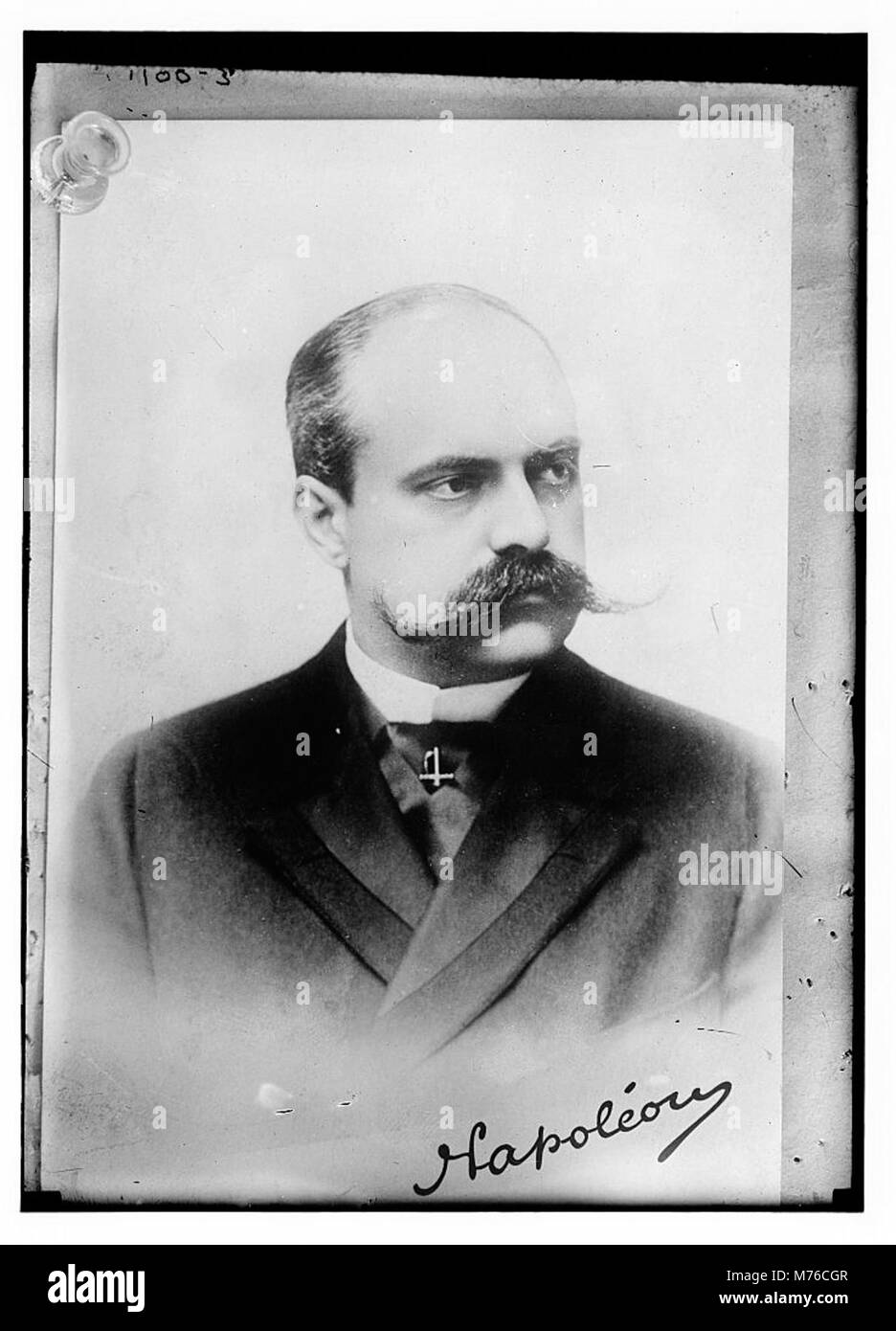 A historical portrait of Napoleon Bonaparte, the French military leader ...