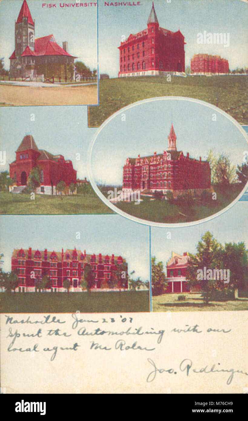 This image shows Fisk University in Nashville, Tennessee, an important ...