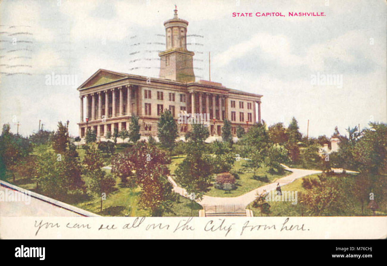 The State Capitol in Nashville, Tennessee, is a neoclassical building ...