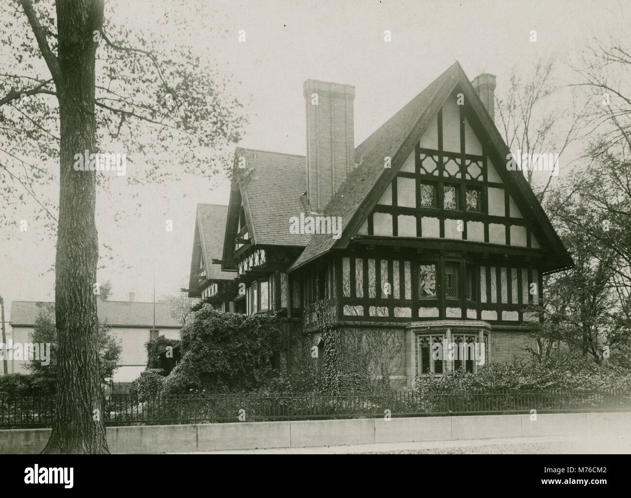 The Nathan G. Moore House, built in the early 20th century in Oak Park ...
