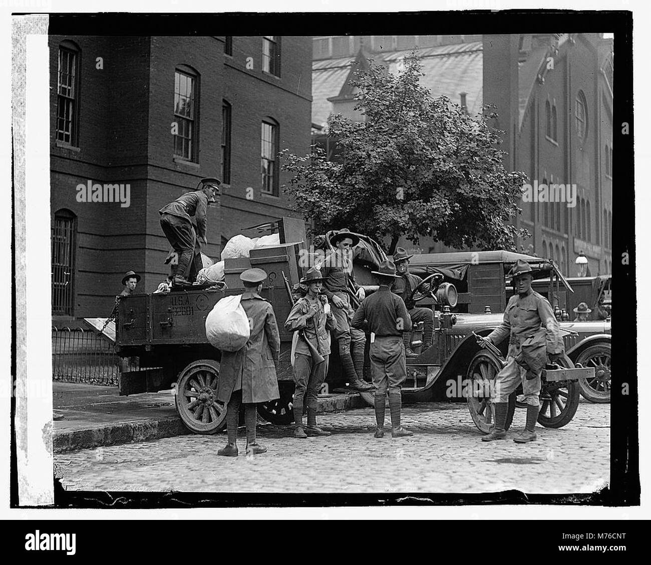 This image features members of the National Guard during an event on ...