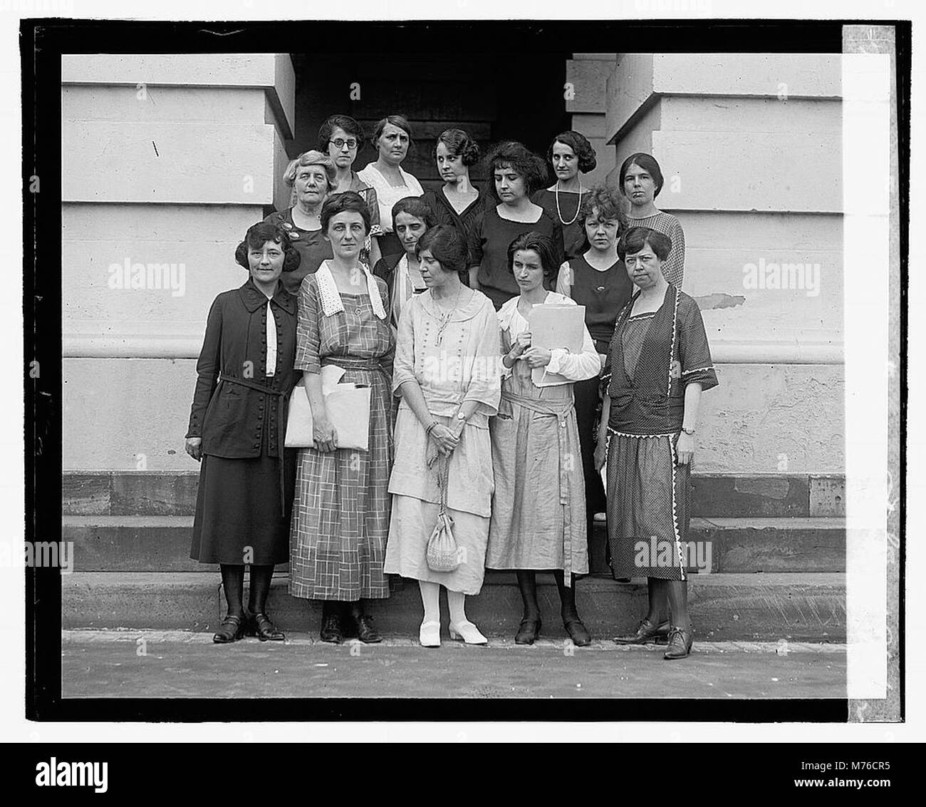 A photograph of a group from the National Women's Party, taken on ...