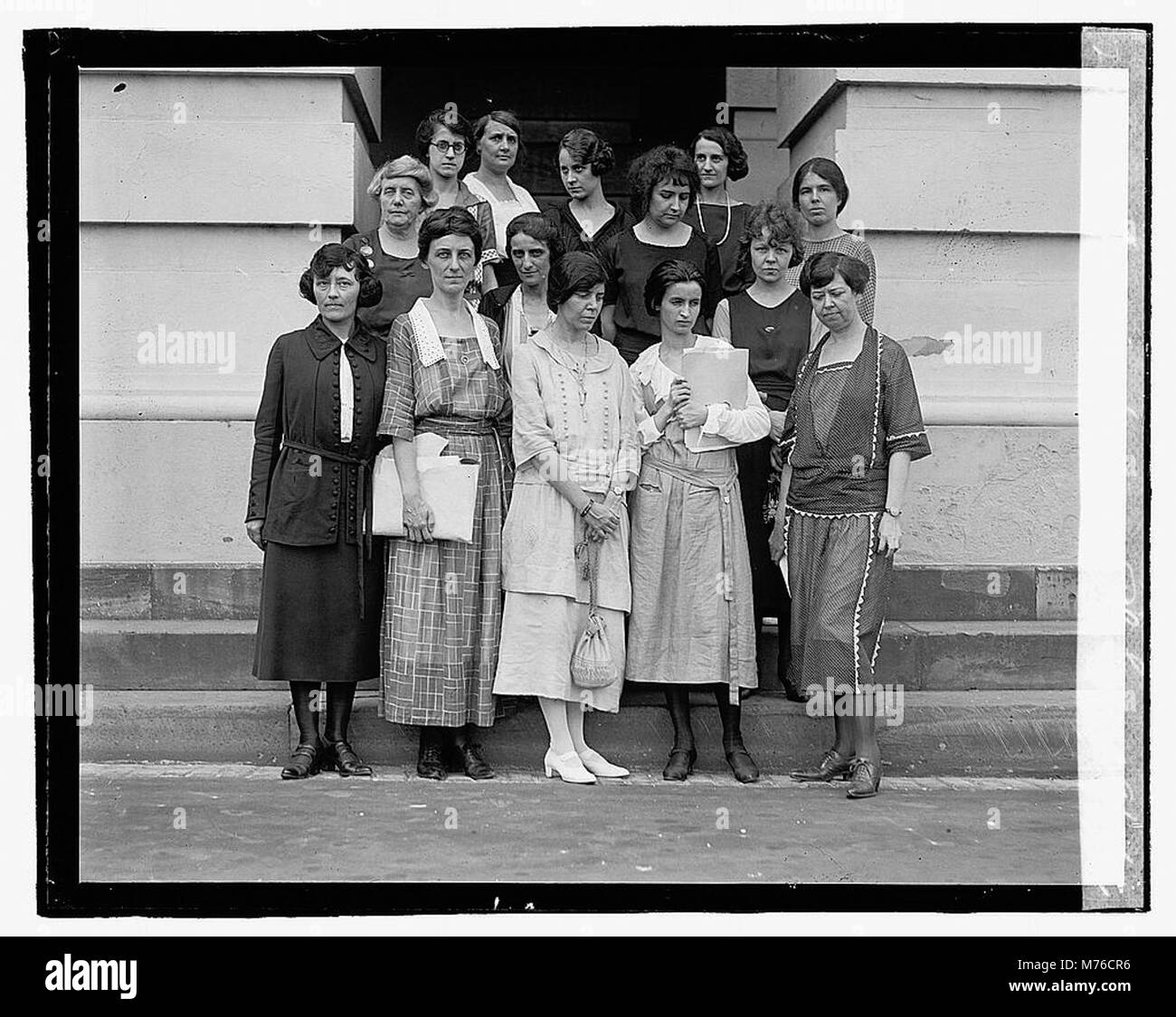 A photograph of a National Women's Party group from September 6, 1922 ...