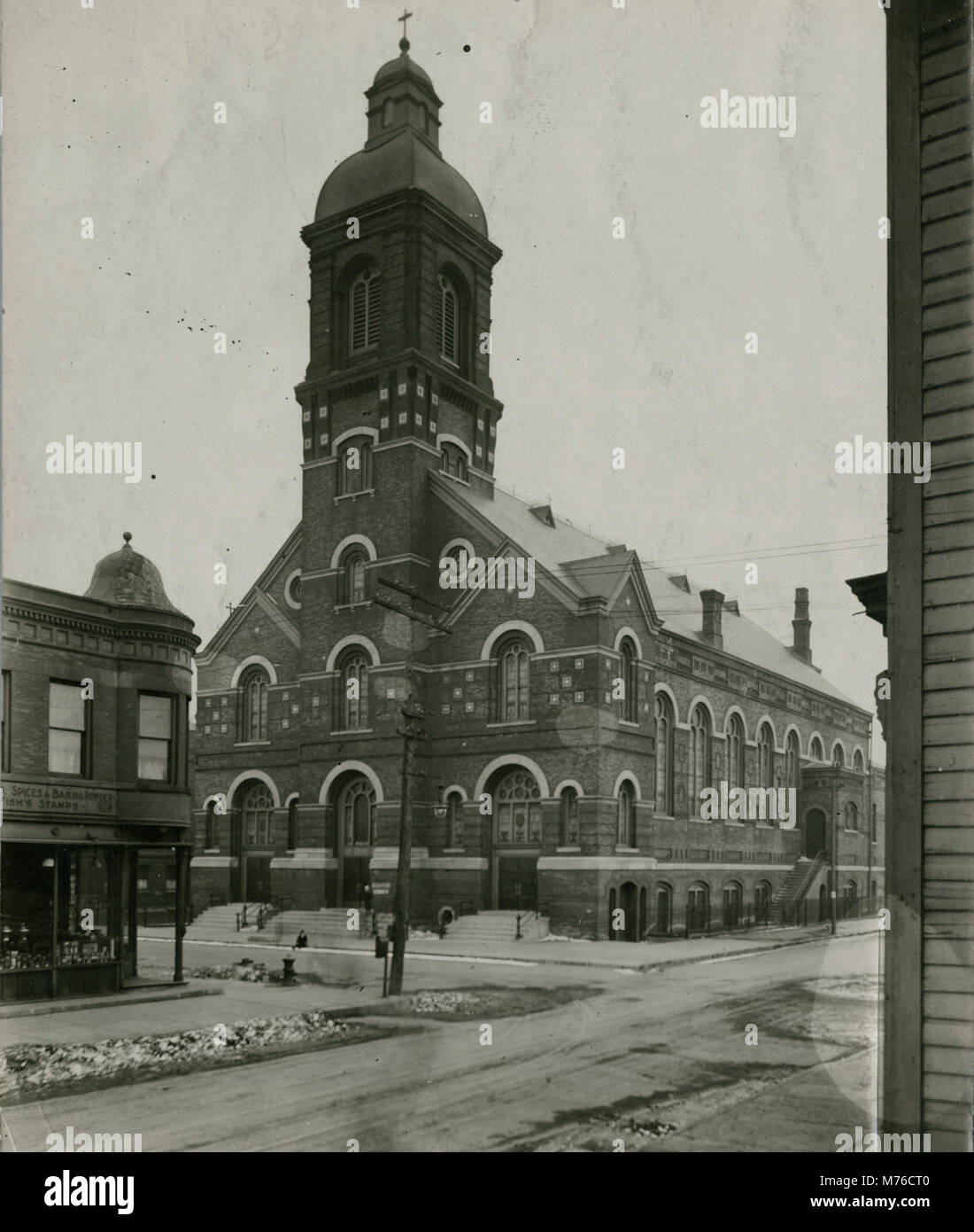 The Nativity of Our Lord Catholic Church in Chicago is depicted in a ...