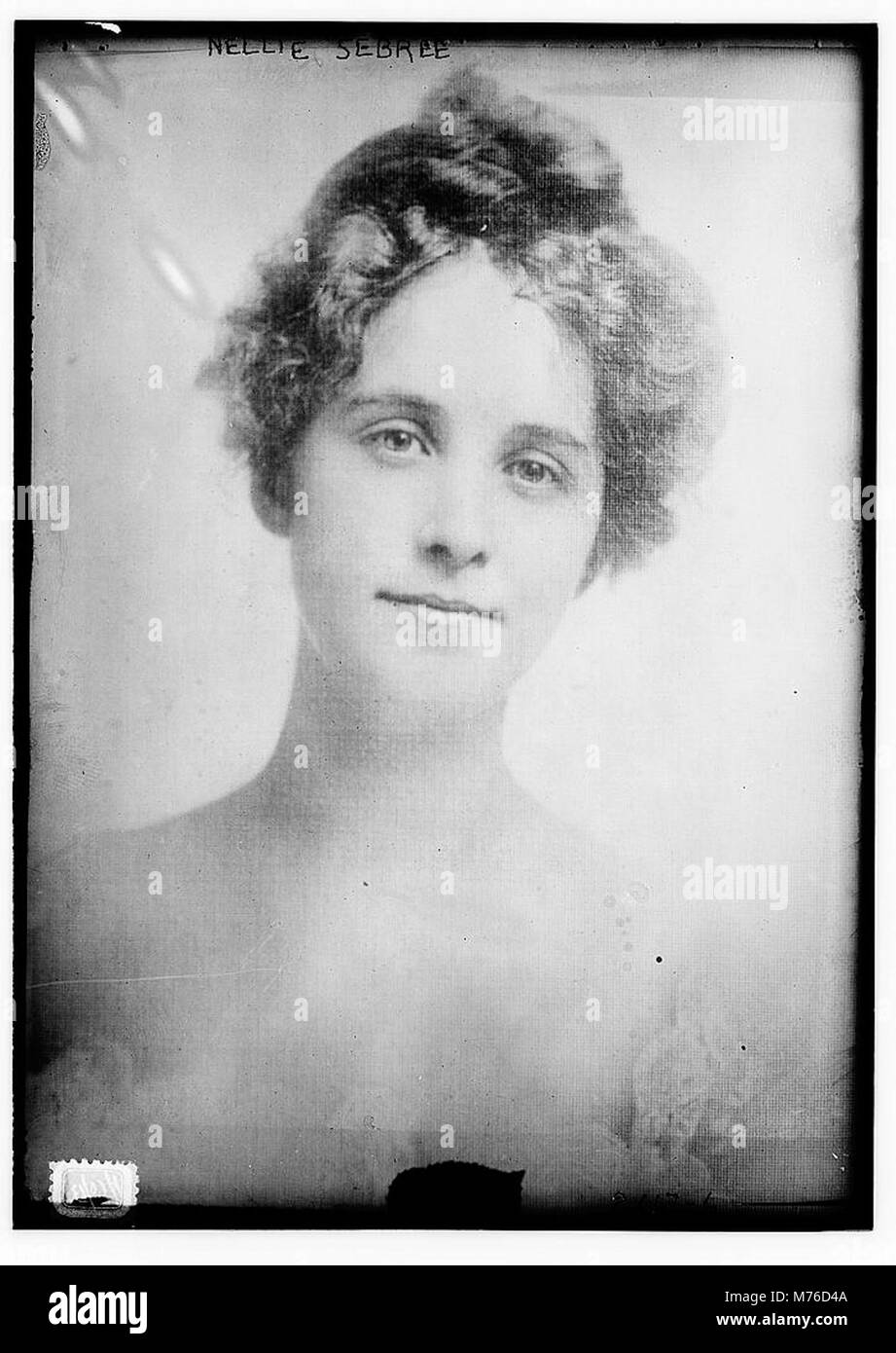 A photograph of Nellie Sebree, possibly a notable individual from a ...
