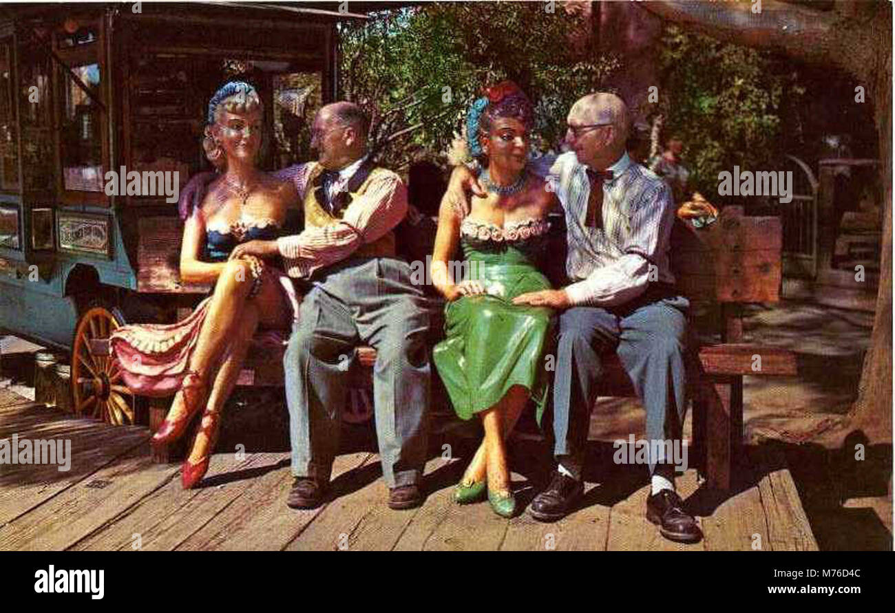 Nell and Belle, Knott's Berry Farm, Ghost Town, California (NBY 5354 ...