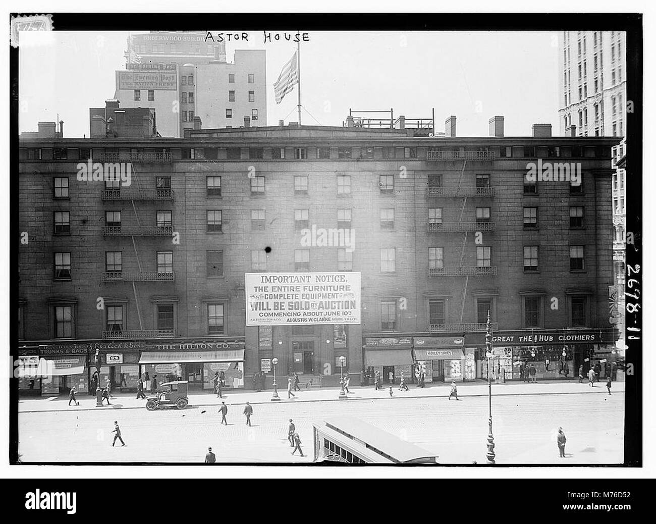 The Astor House, a historically significant building, is depicted in ...