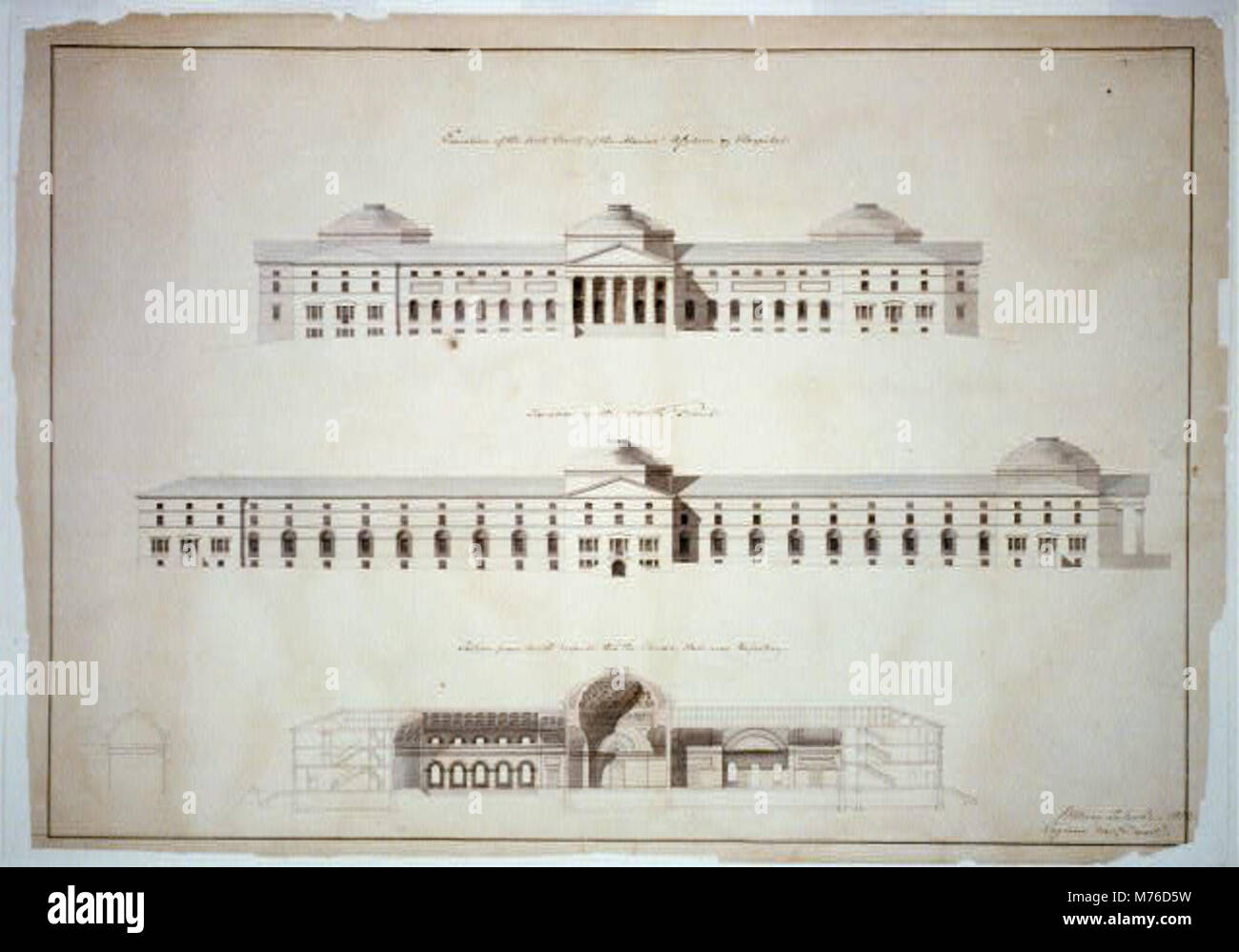Asylum and hospital ('Marine Asylum & Hospital'), Washington, D.C ...