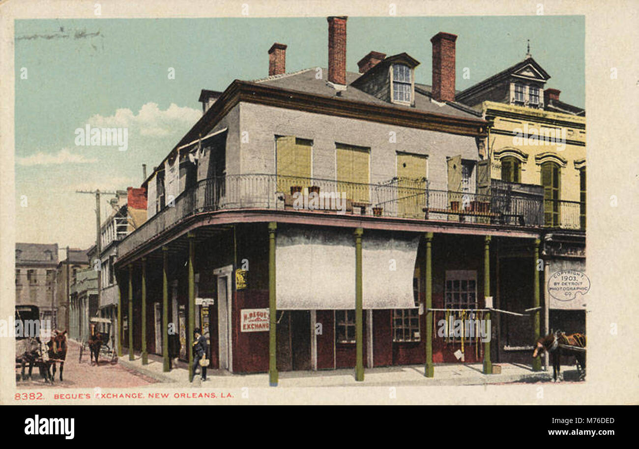 An image of Begues Exchange in New Orleans, Louisiana. This historical ...