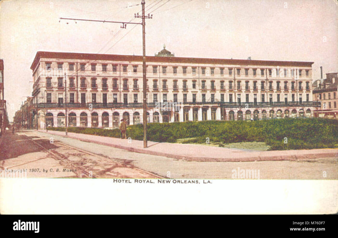 The Hotel Royal in New Orleans is a historic hotel known for its French ...