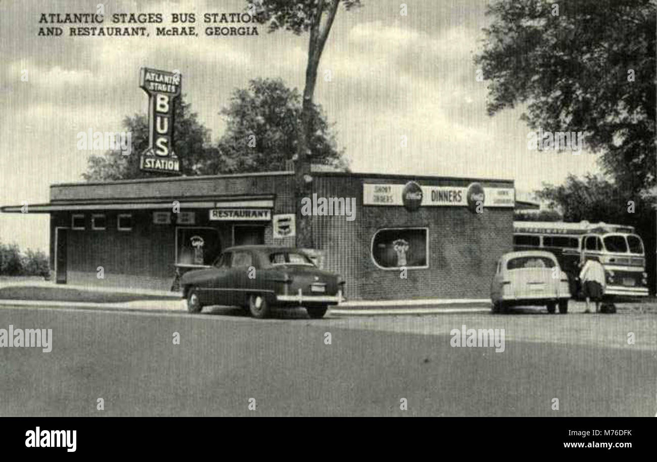 The Atlantic Stages Bus Station on U.S. 23, providing transportation ...
