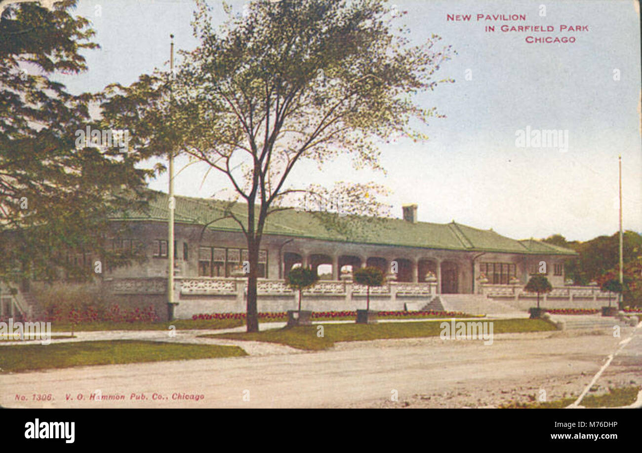 The new pavilion in Garfield Park, Chicago, captured in this photograph ...