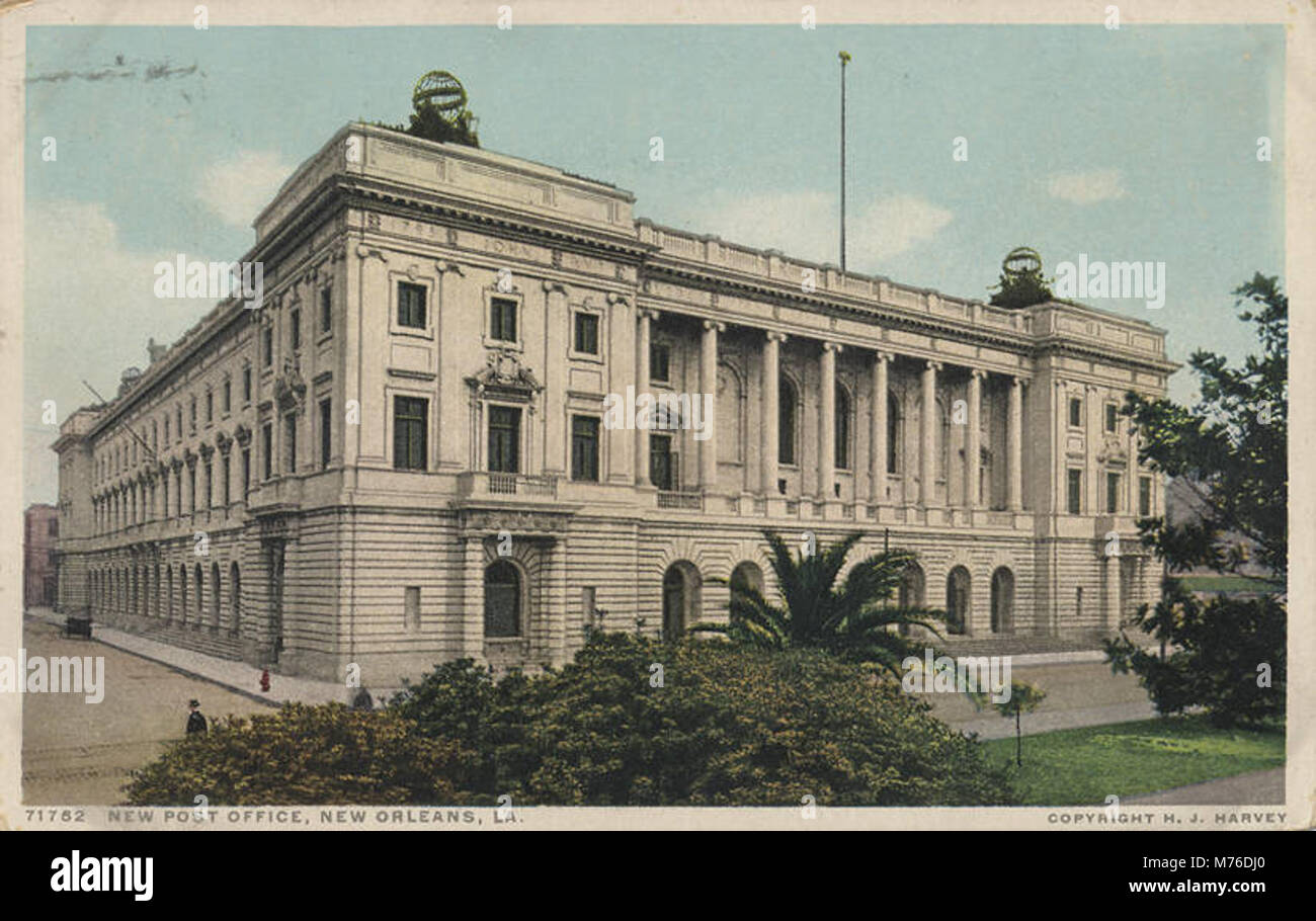 This image shows a newly constructed post office, highlighting its ...