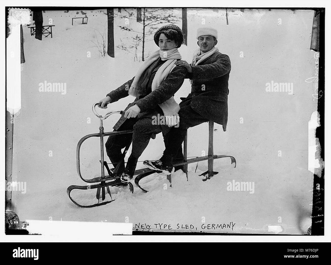 This image depicts a new type of sled from Germany, designed for ...