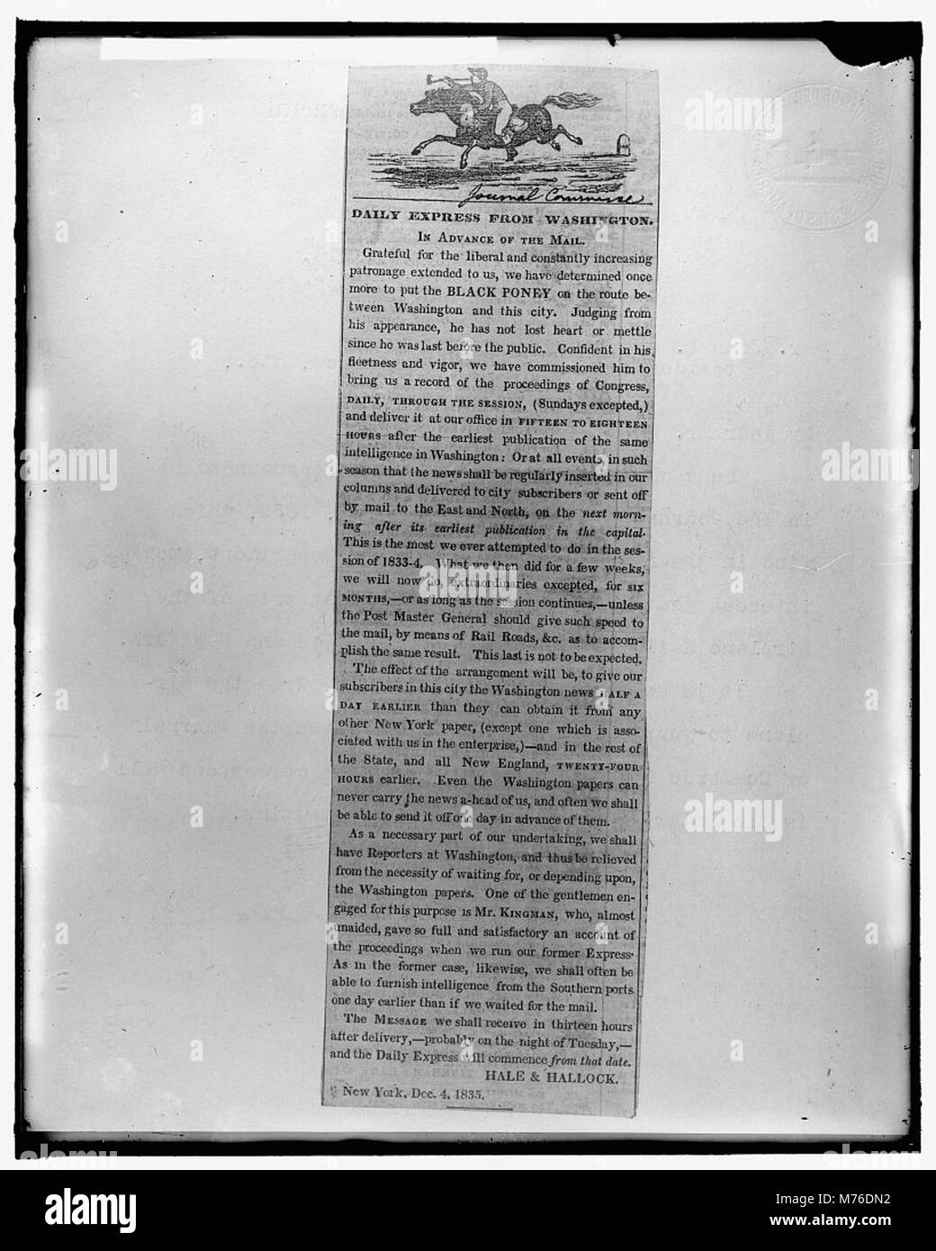 New york journal hi-res stock photography and images - Alamy