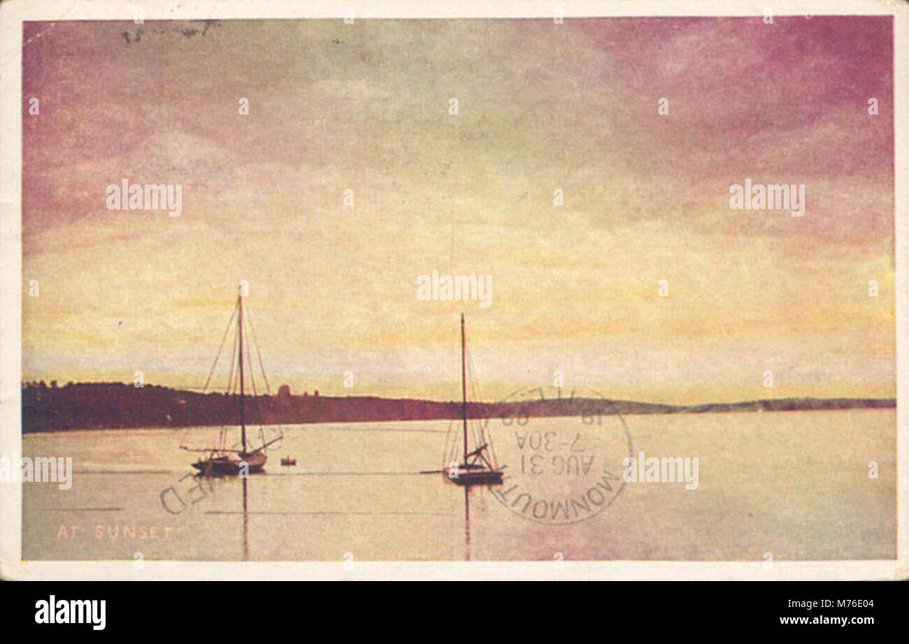 A serene image of the setting sun, captured in a peaceful and tranquil ...