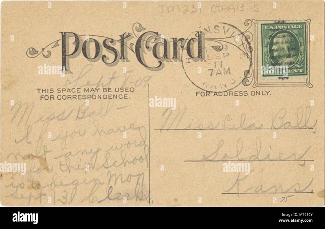 Nine postcards arranged on a single card, each depicting a different ...