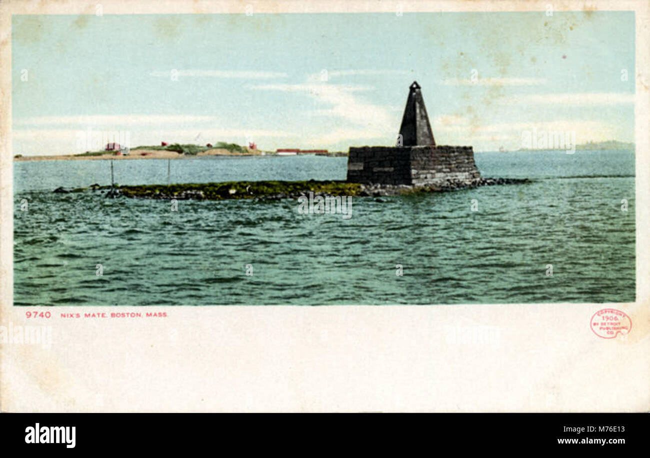 Nix's Mate is an island located in Boston Harbor, known for its ...